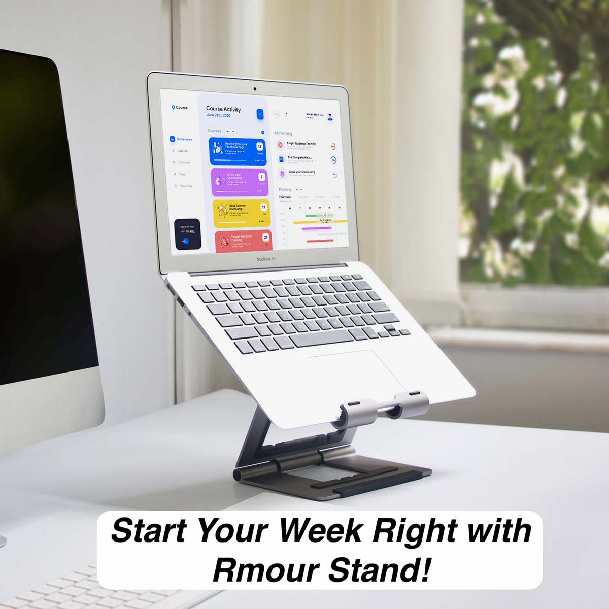 Foldable stands | Aluminum portable stand for your desk (Ridge Stand ...